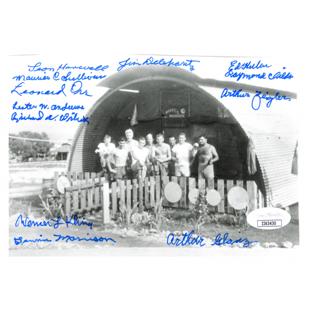 509th Composite Group Military Police 5x7 Photo Signed by (12) (JSA COA ...