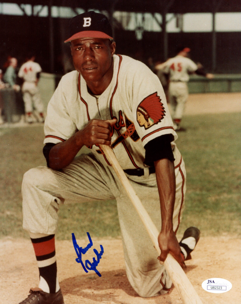 Sam Jethroe Signed Braves 8x10 Photo (JSA COA) | Pristine Auction