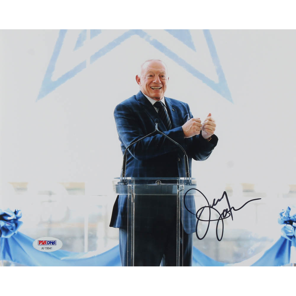 Jerry Jones Signed Cowboys 8x10 Photo (PSA COA) | Pristine Auction