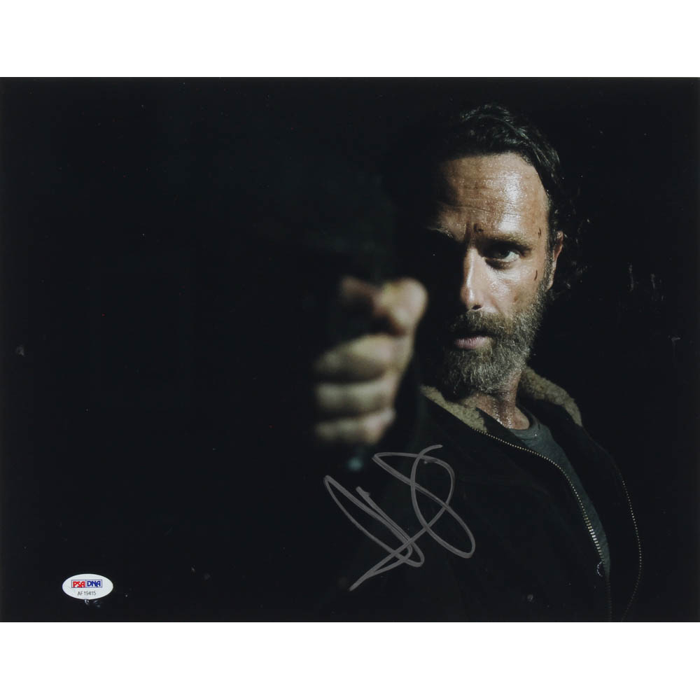 Andrew Lincoln Signed "The Walking Dead" 11x14 Photo (PSA Hologram ...
