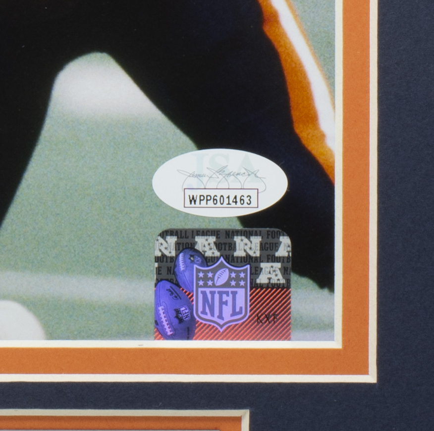 Dan Hampton Signed Bears 11x14 Custom Framed Photo Display Inscribed ...