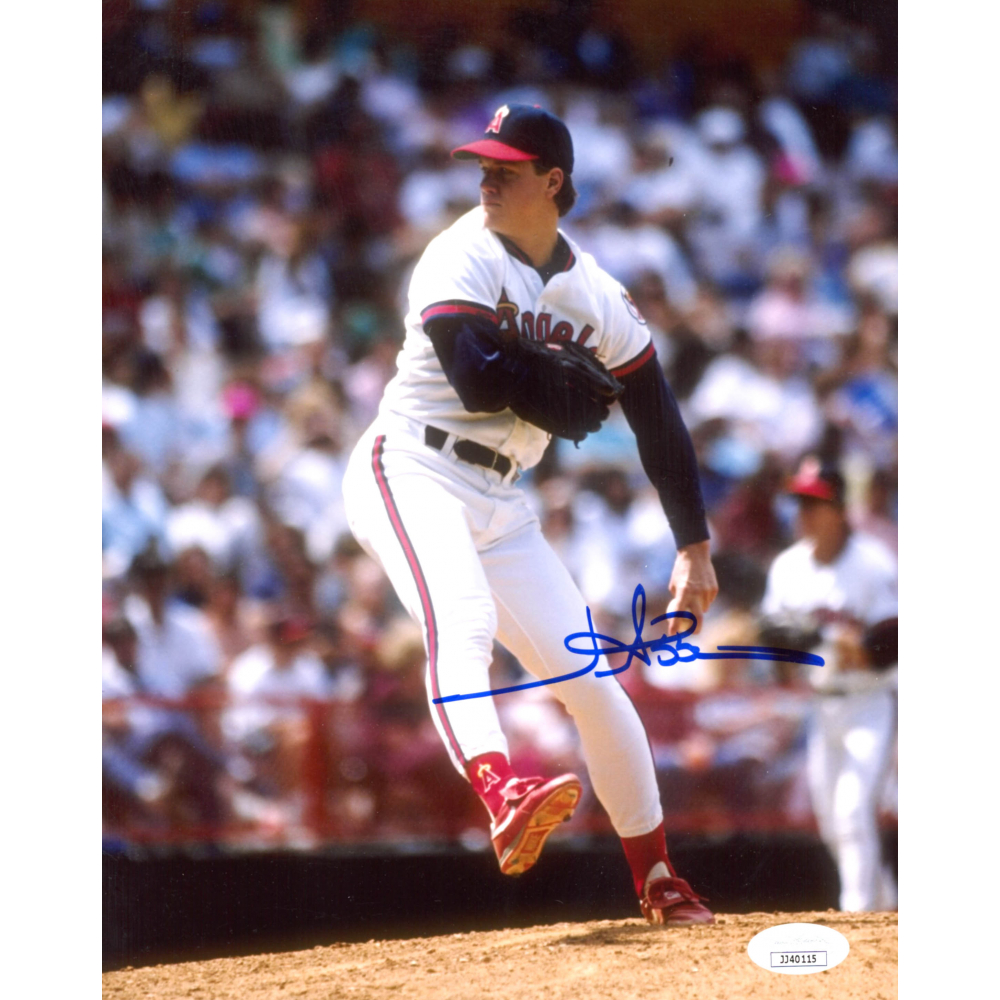 Jim Abbott Signed Angels 8x10 Photo (JSA COA) | Pristine Auction