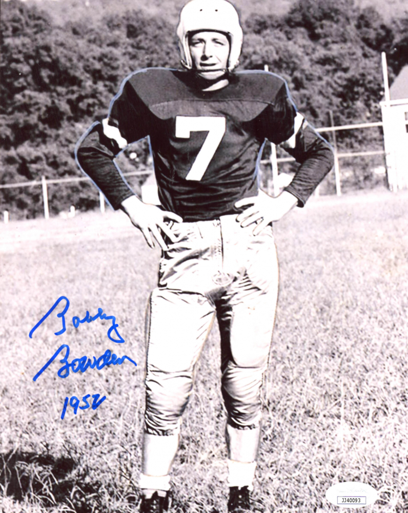 Bobby Bowden Signed Howard Bulldogs 8x10 Photo Inscribed "1952" (JSA ...