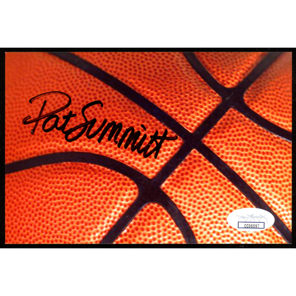 Pat Summitt Signed 4x6 Photo (JSA COA) | Pristine Auction