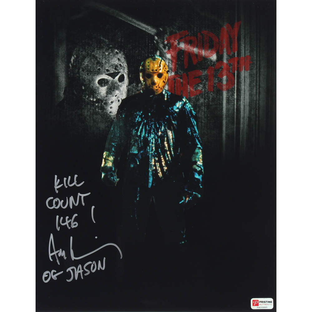 Ari Lehman Signed "Friday the 13th" 11x14 Photo Inscribed "Kill Count ...
