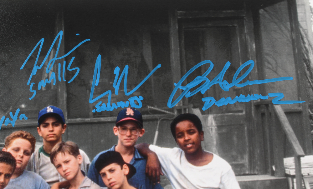 "The Sandlot" 11x14 Photo Cast-Signed by (6) with Tom Guiry, Marty York ...