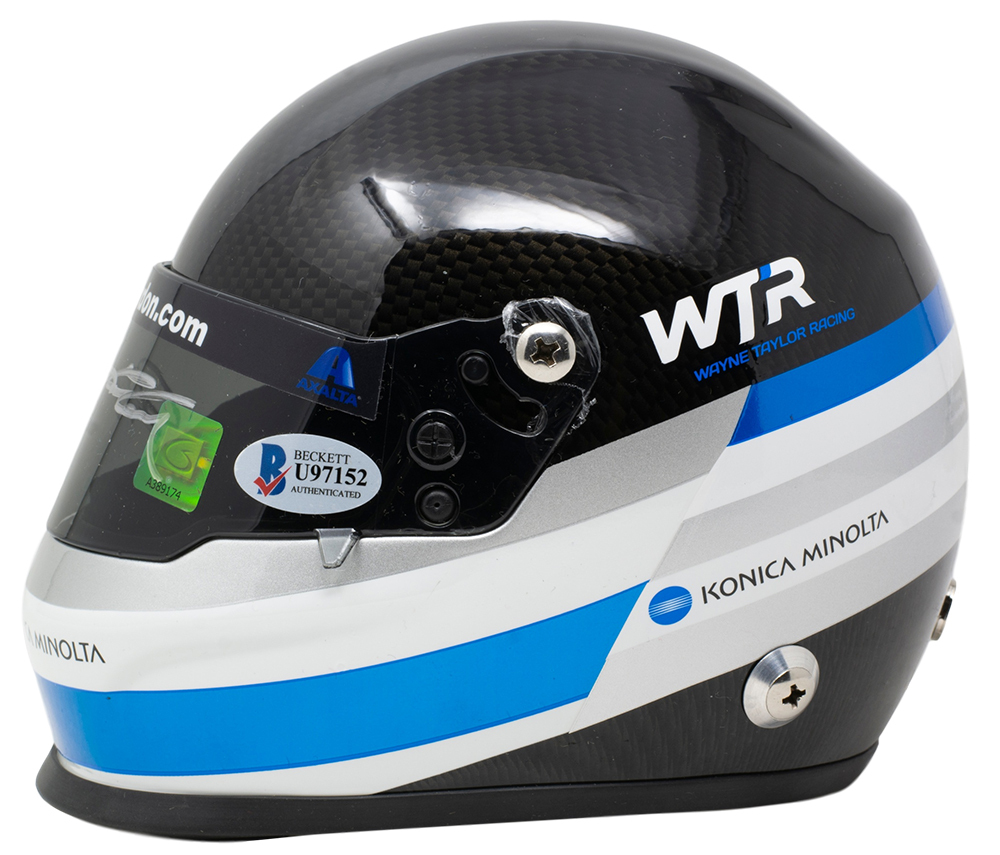 Jeff Gordon Signed NASCAR Konica Minolta Mini-Helmet (Beckett COA ...