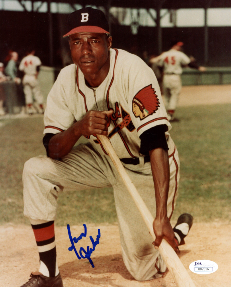 Sam Jethroe Signed Braves 8x10 Photo (JSA COA) | Pristine Auction