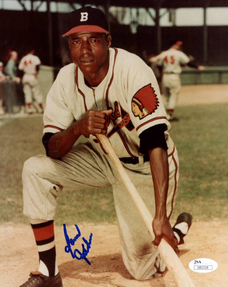 Sam Jethroe Signed Braves 8x10 Photo (JSA COA) | Pristine Auction