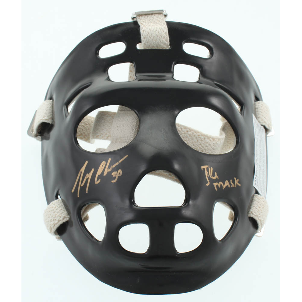 Gerry Cheevers Signed Full-Size Throwback Goalie Mask Inscribed "The ...