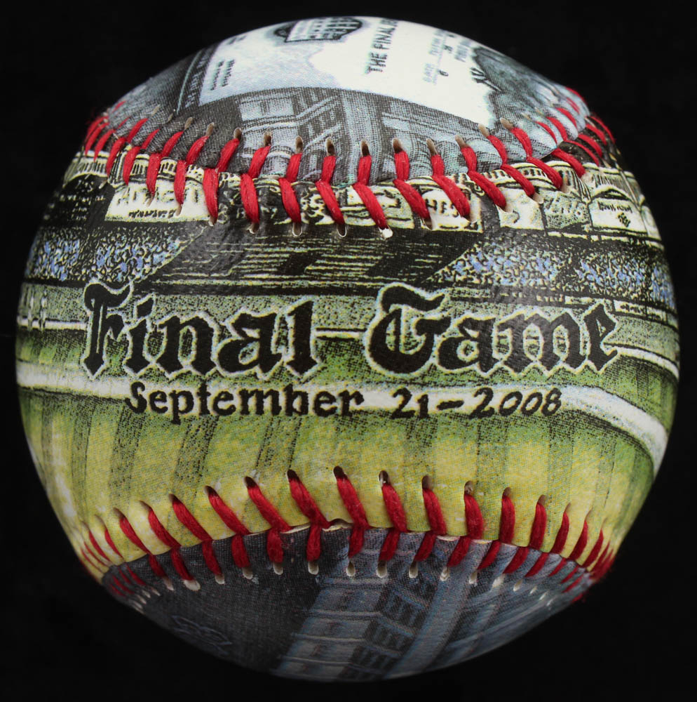 New York Yankees Final Game At Old Yankee Stadium Baseball With Old ...