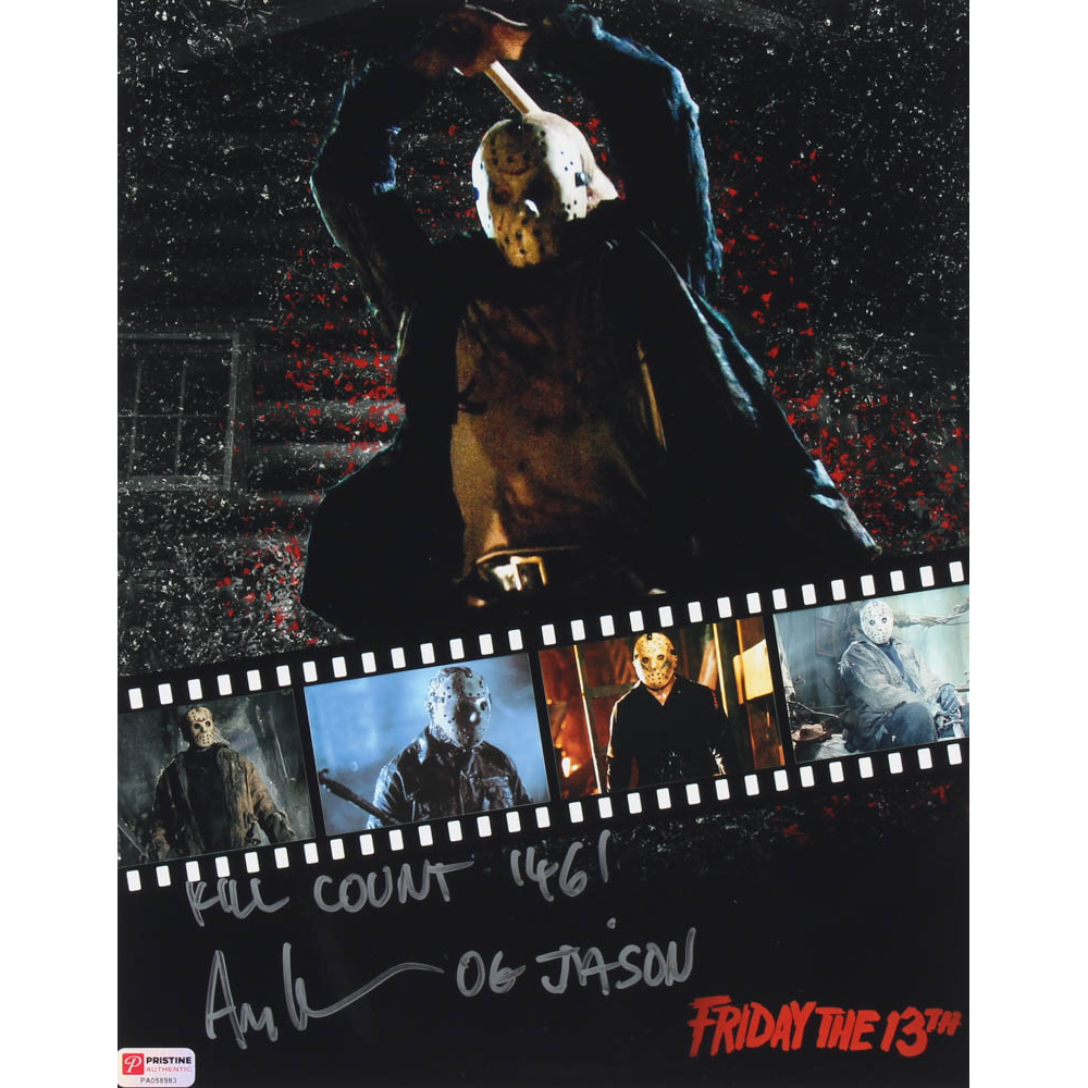 Ari Lehman Signed "Friday the 13th" 11x14 Photo Inscribed "Kill Count ...