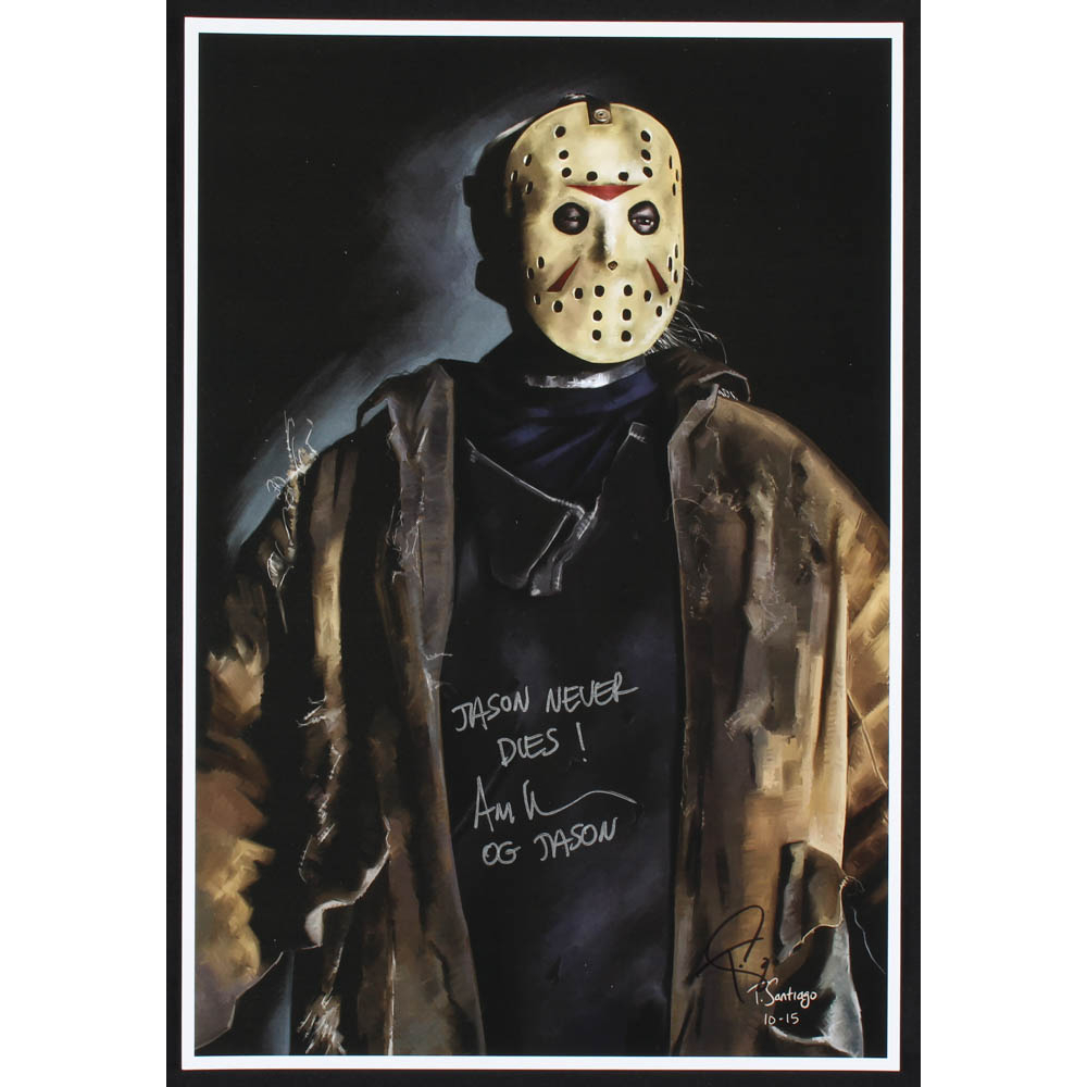 Ari Lehman Signed Jason Voorhees - "Friday the 13th" 13x19 Lithograph ...