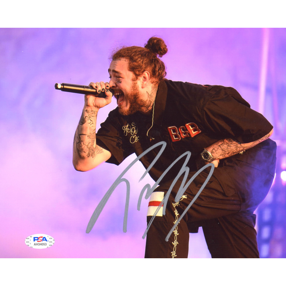 Post Malone Signed 8x10 Photo (PSA COA) | Pristine Auction