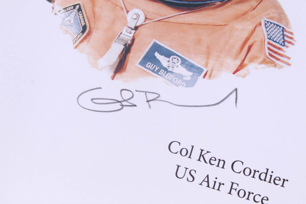 "Courage, Innovation, & Resiliency" 18.75x28 Poster Signed By (10) with ...