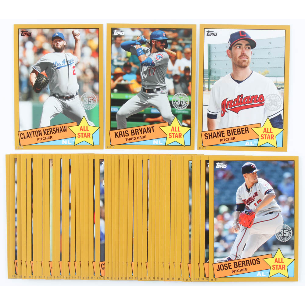 Set of (50) 2020 Topps '85 Topps All Stars Oversized Baseball Cards ...
