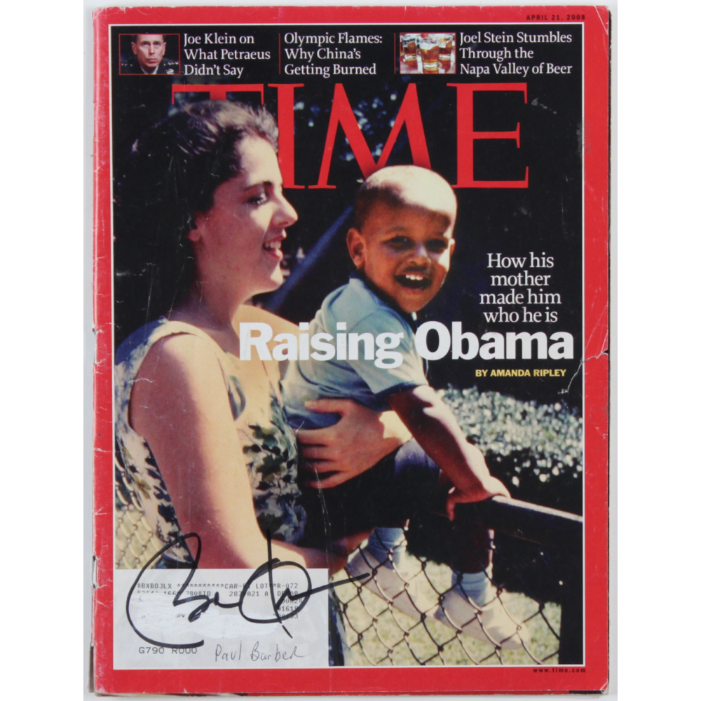 Barack Obama Signed 2008 Time Magazine (JSA ALOA) | Pristine Auction