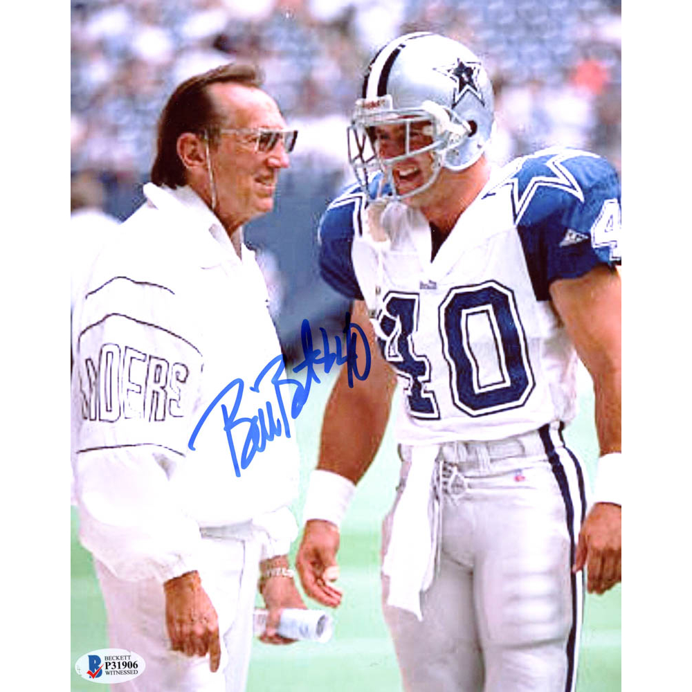 Bill Bates Signed Cowboys 8x10 Photo (Beckett COA) | Pristine Auction