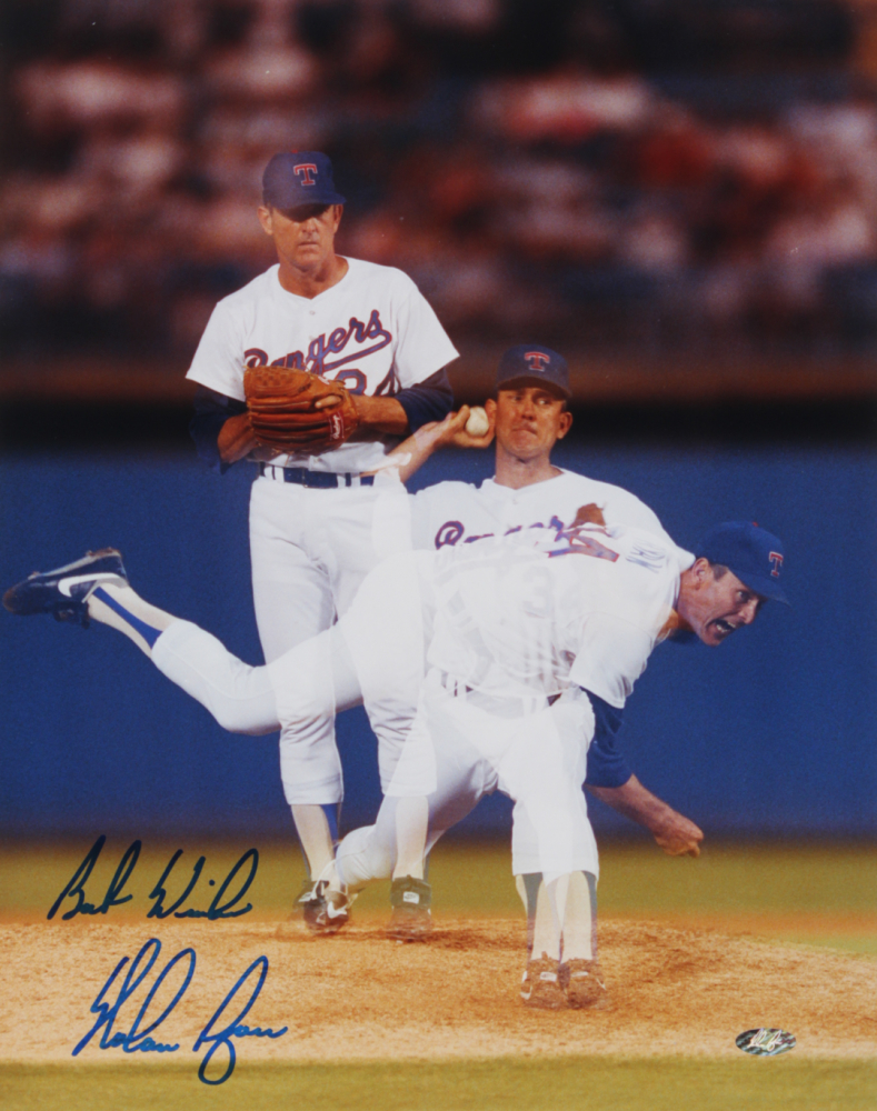 Nolan Ryan Signed Rangers 11x14 Photo Inscribed "Best Wishes" (Ryan ...