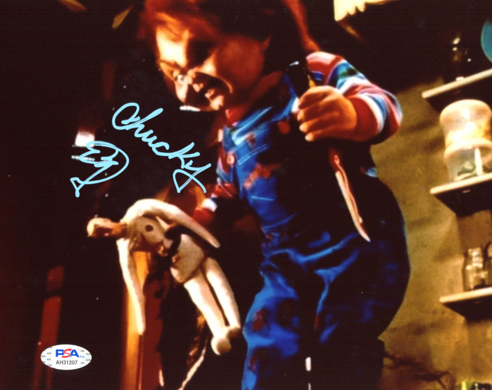 Ed Gale Signed "Child's Play" 8x10 Photo Inscribed "Chucky" (PSA COA ...