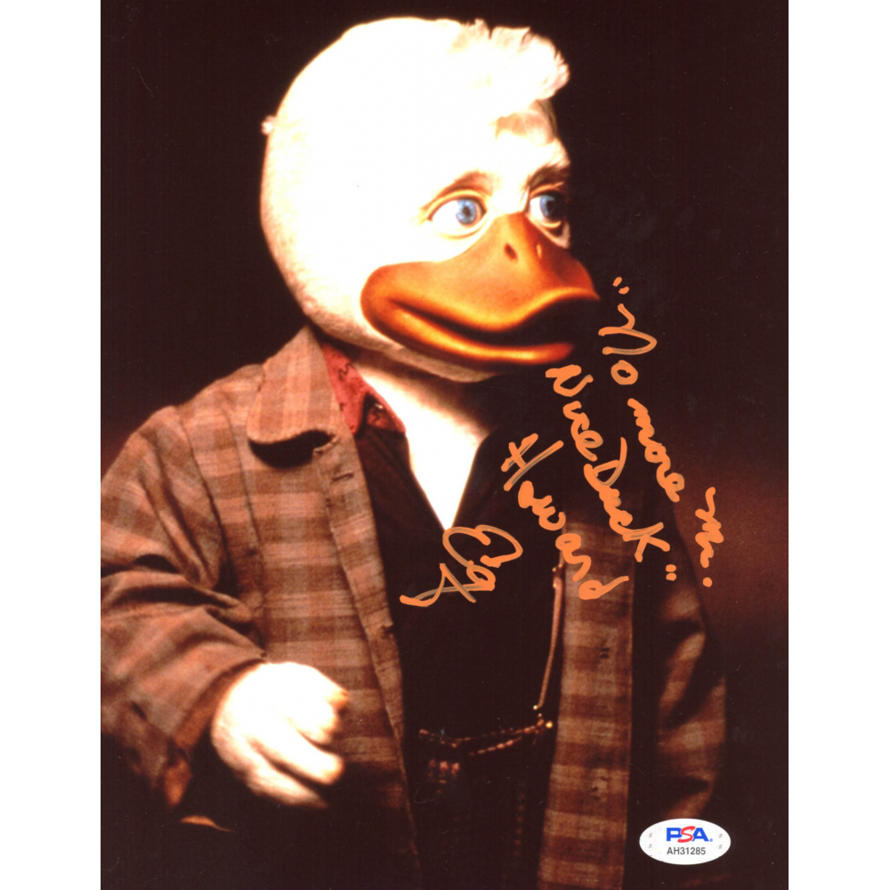 Ed Gale Signed 8x10 Photo Inscribed "No More Mr. Nice Duck" & "Howard ...