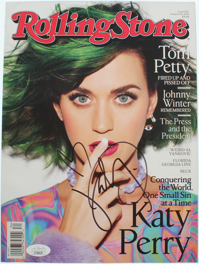 Katy Perry Signed 2014 Rolling Stone Magazine (JSA COA) | Pristine Auction
