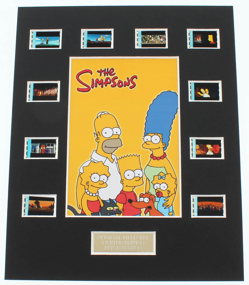 "The Simpsons" LE 8x10 Custom Matted Original Film / Movie Cell Display ...