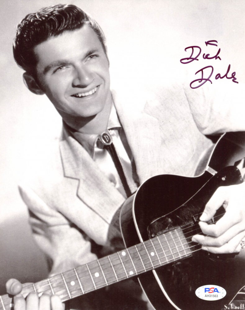 Dick Dale Signed 8x10 Photo (PSA Hologram) | Pristine Auction