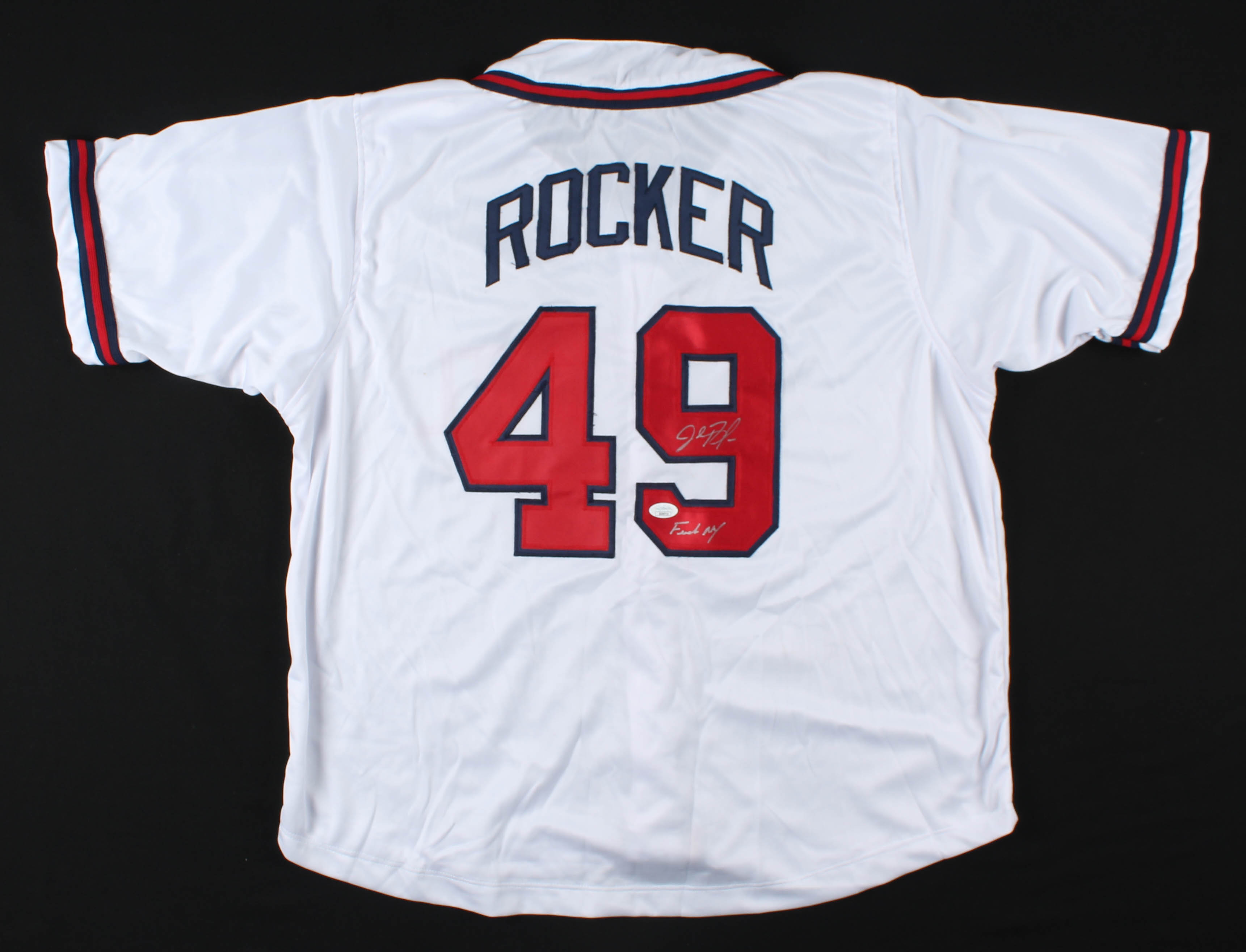 John Rocker Signed Jersey Inscribed "F*** NY" (JSA COA) | Pristine Auction