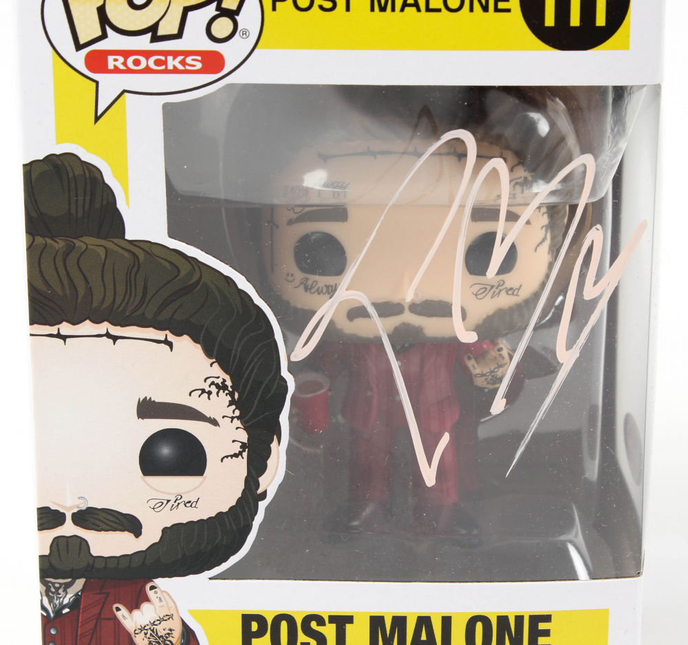 Post Malone Signed #111 Funko Pop! Vinyl Figure (PSA Hologram ...