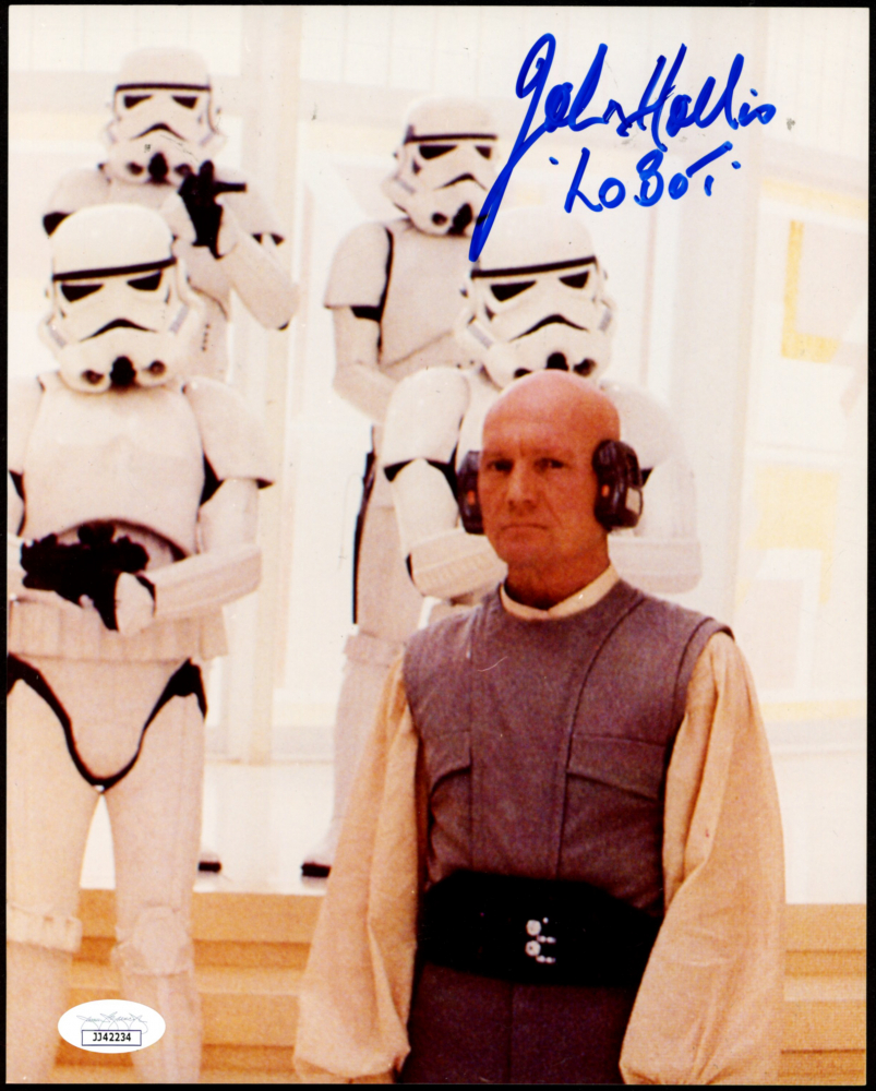John Hollis Signed "Star Wars" The Empire Strikes Back" 8x10 Photo ...