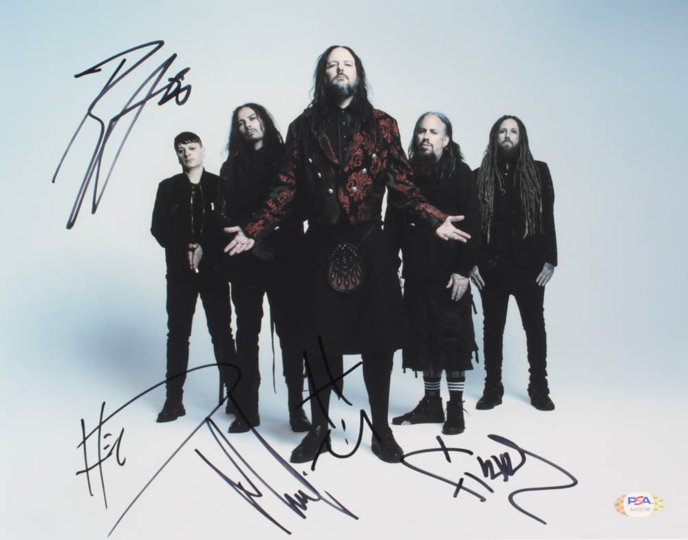 Korn Band-Signed 11x14 Photo with James "Munky" Shaffer, Brian "Head ...