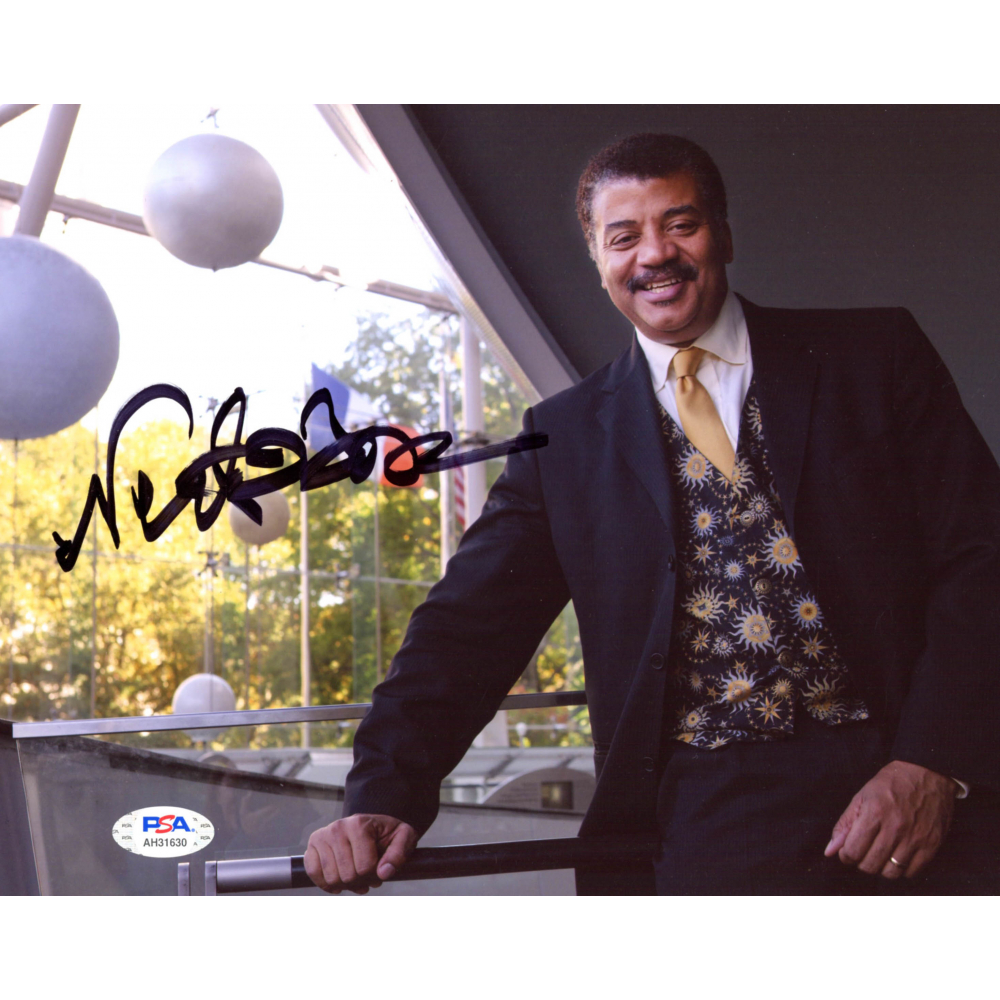 Neil DeGrasse Tyson Signed 8x10 Photo (PSA COA) | Pristine Auction