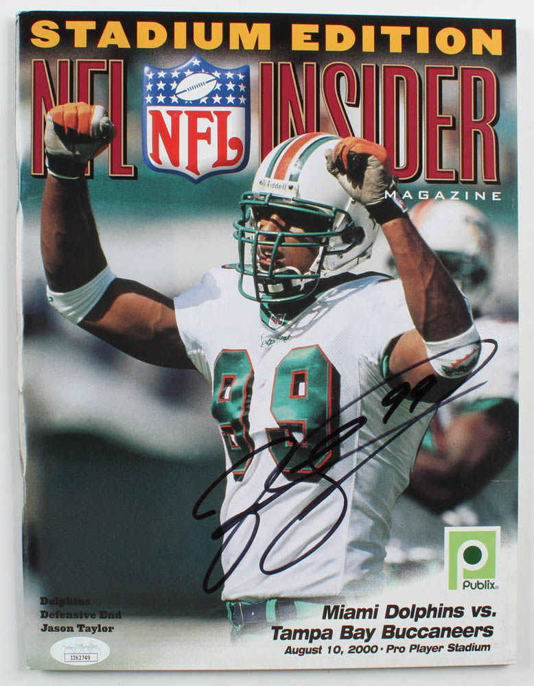 Jason Taylor Signed 2000 NFL Insider Magazine (JSA COA) | Pristine Auction