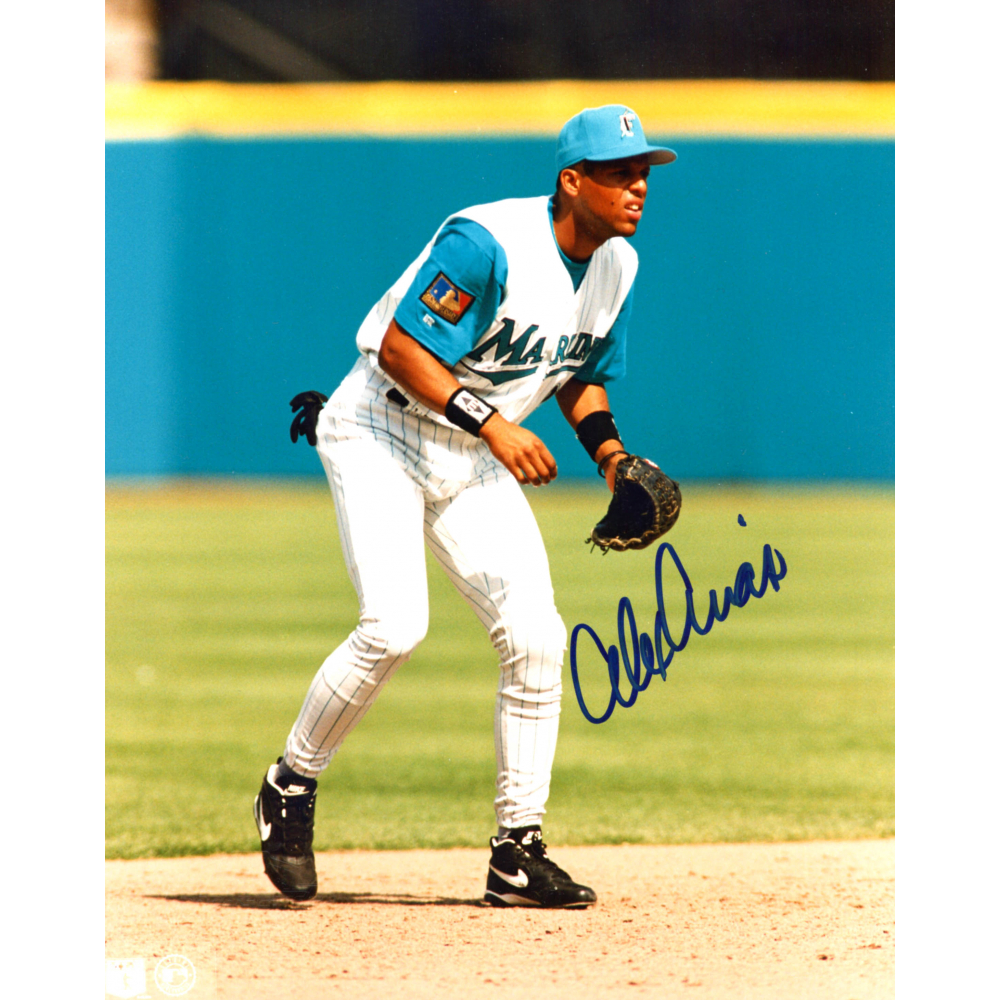 Alex Arias Signed Marlins 8x10 Photo (SportsCards SOA) | Pristine Auction