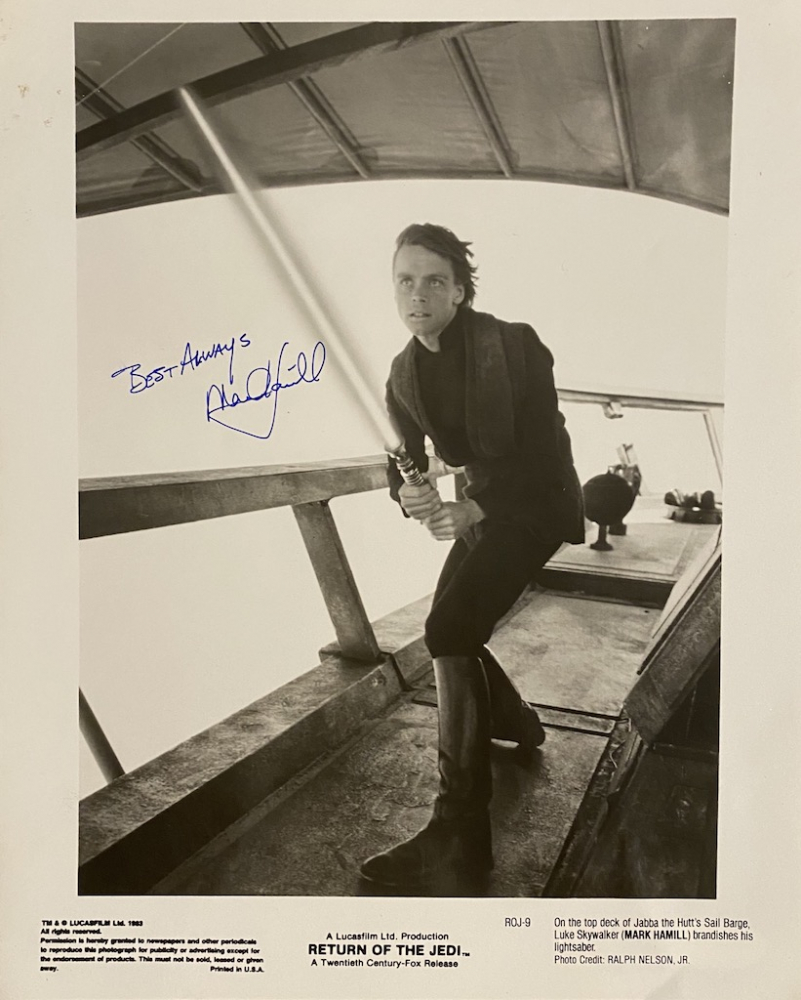Entertainment Autographs Star Wars The Galaxy Signed 8x10 Photo Mystery ...