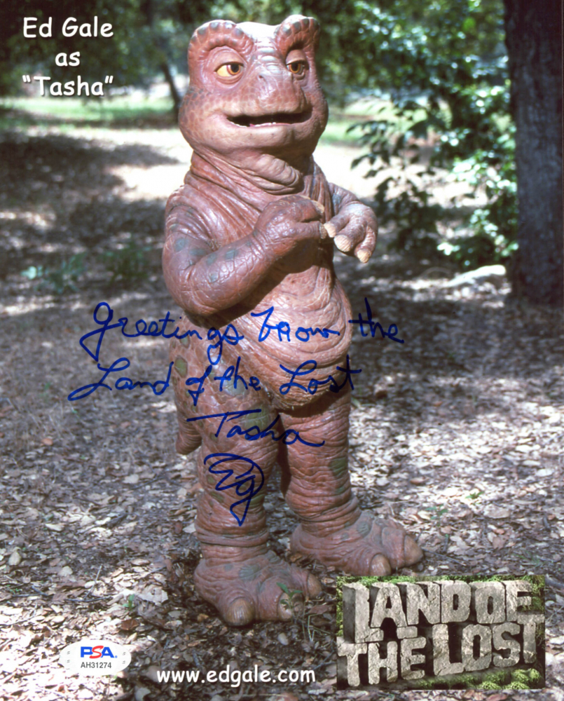 Ed Gale Signed "Land of The Lost" 8x10 Photo Inscribed "Greetings from ...