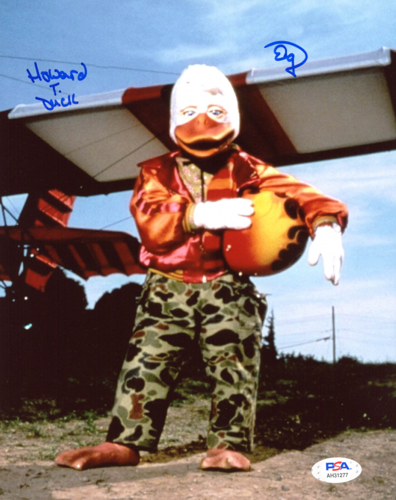 Ed Gale Signed "Howard The Duck" 8x10 Photo Inscribed "Howard T. Duck ...