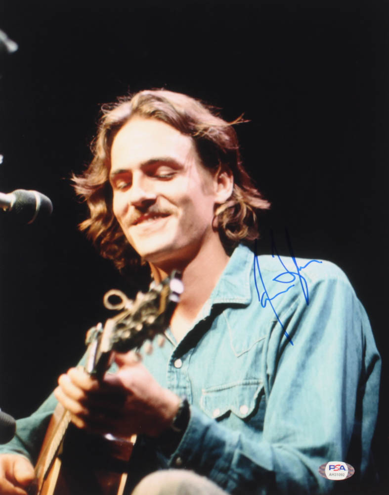 James Taylor Signed 11x14 Photo (PSA COA) | Pristine Auction