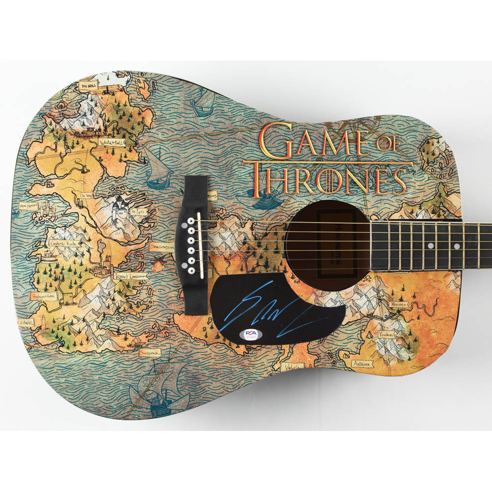 George R.R. Martin Signed Acoustic Guitar (PSA COA) | Pristine Auction
