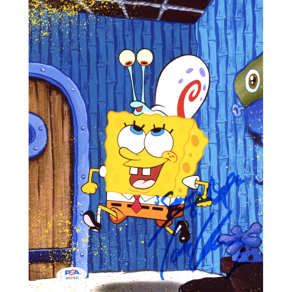 Tom Kenny Signed "Spongebob SquarePants" 8x10 Photo (PSA COA ...