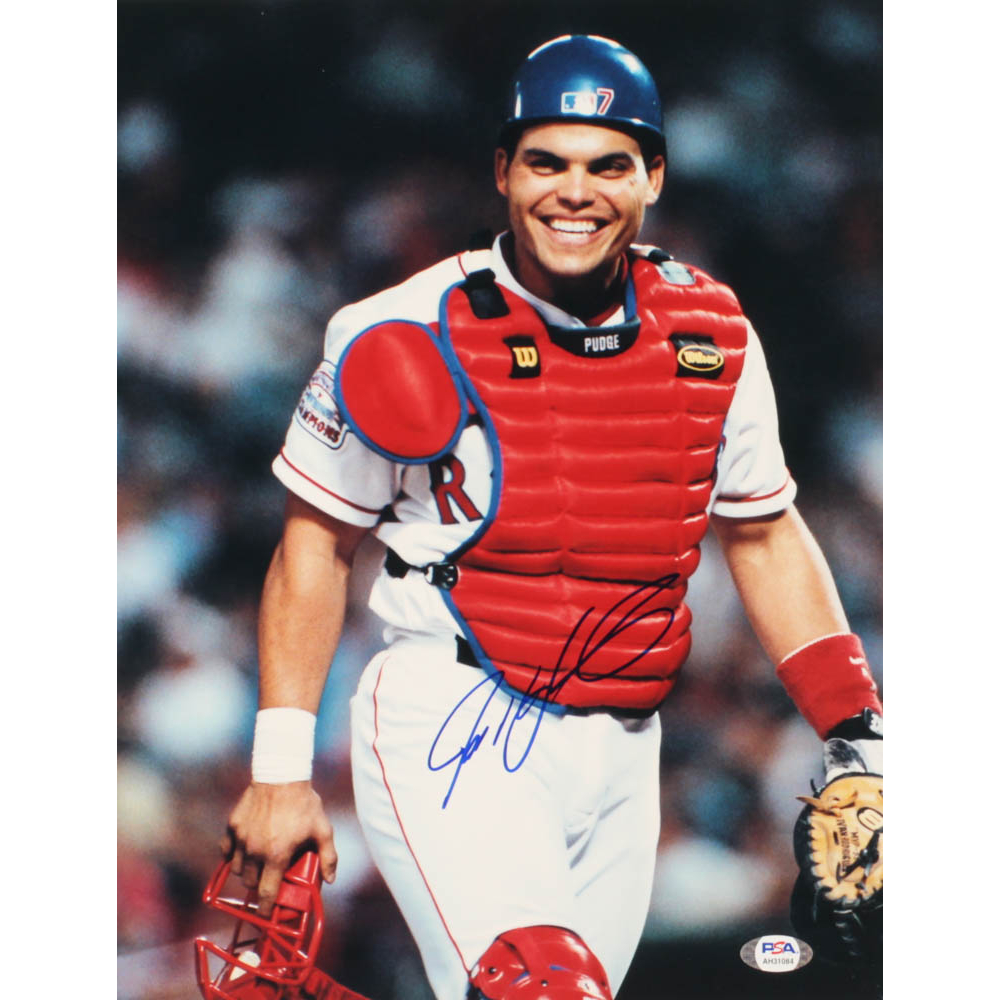 Ivan Rodriguez Signed Rangers 11x14 Photo (JSA COA) | Pristine Auction