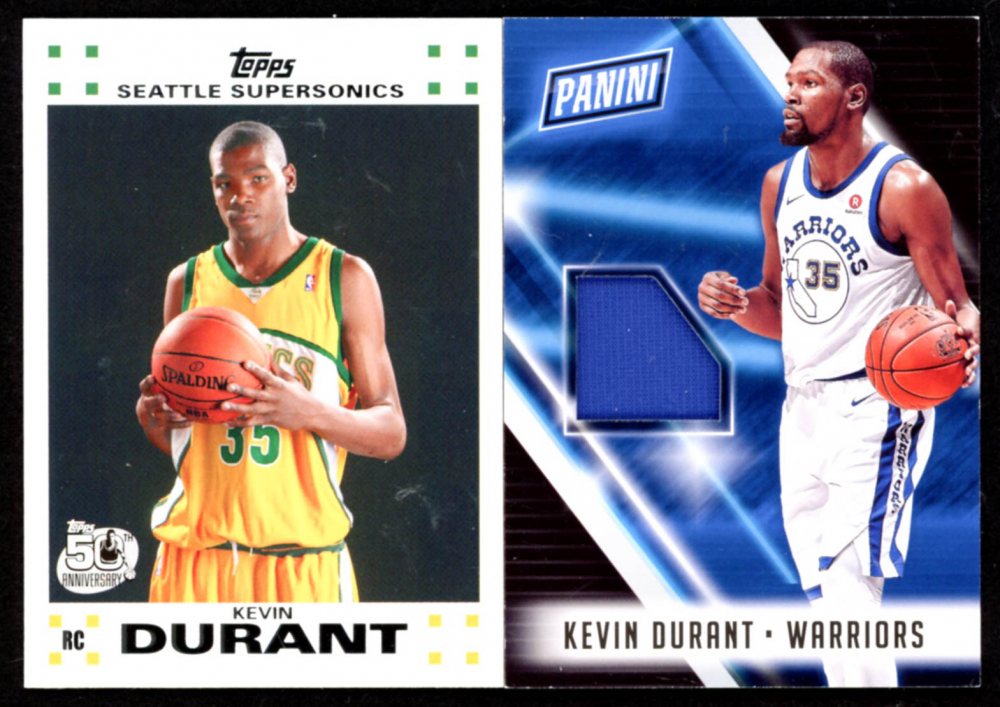 Lot of (2) Kevin Durant Cards with 2018 Panini National Convention ...