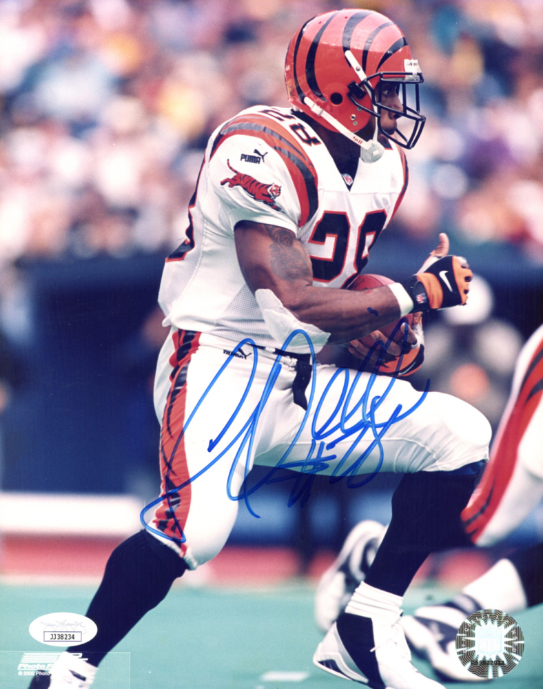 Corey Dillon Signed Bengals 8x10 Photo (JSA COA) | Pristine Auction