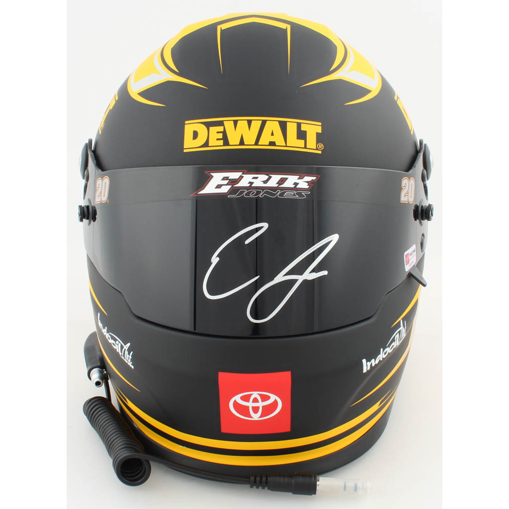 Erik Jones Signed NASCAR DeWalt Full-Size Helmet (PA COA) | Pristine ...