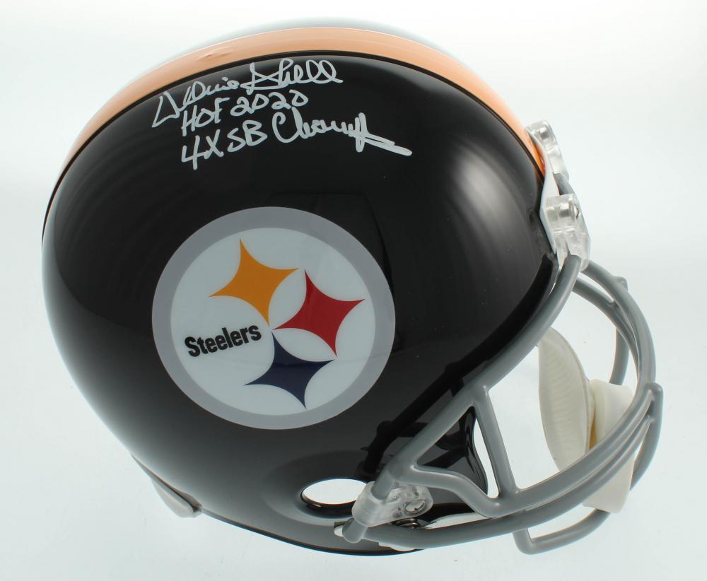 Donnie Shell Signed Steelers Full-Size Throwback Helmet Inscribed "HOF ...