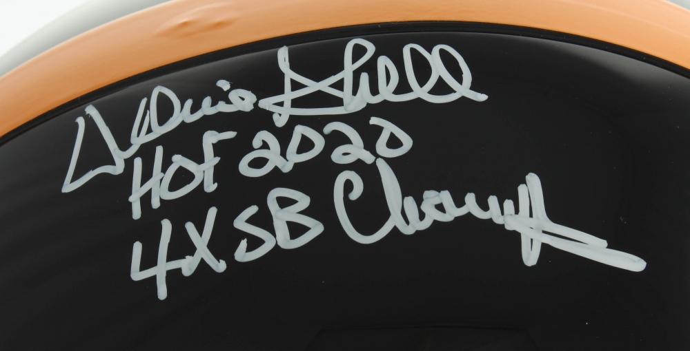 Donnie Shell Signed Steelers Full-Size Throwback Helmet Inscribed "HOF ...