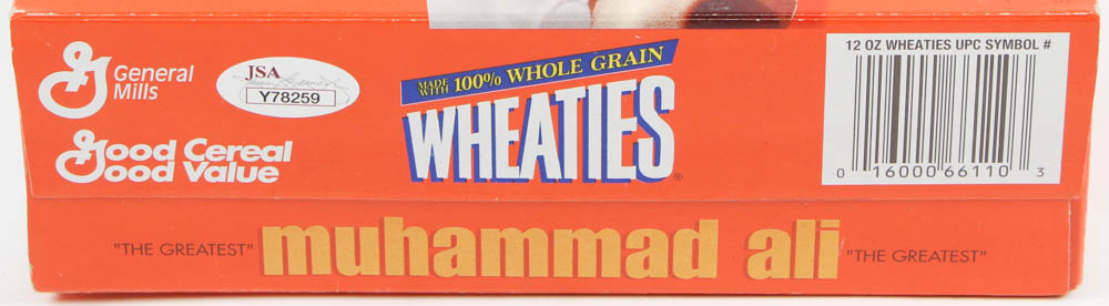 Muhammad Ali Signed Wheaties Cereal Box (JSA LOA) | Pristine Auction