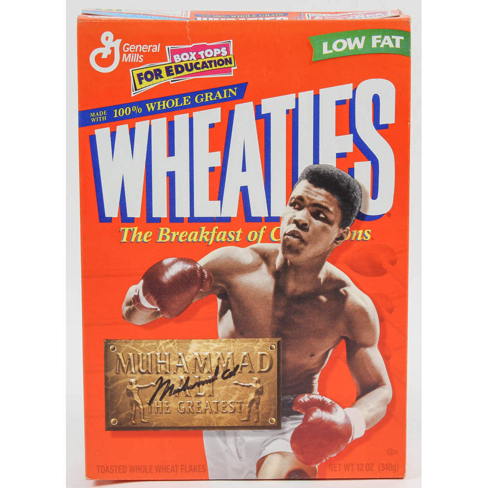 Muhammad Ali Signed Wheaties Cereal Box (JSA LOA) | Pristine Auction