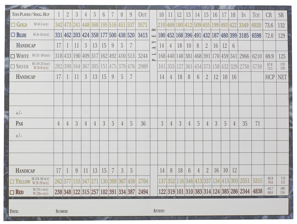 Arnold Palmer Signed Blue Bell Country Club Gold Scorecard (JSA COA ...